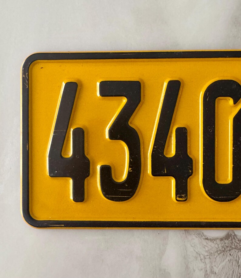 Original License Plate From the Country of OMAN - Etsy
