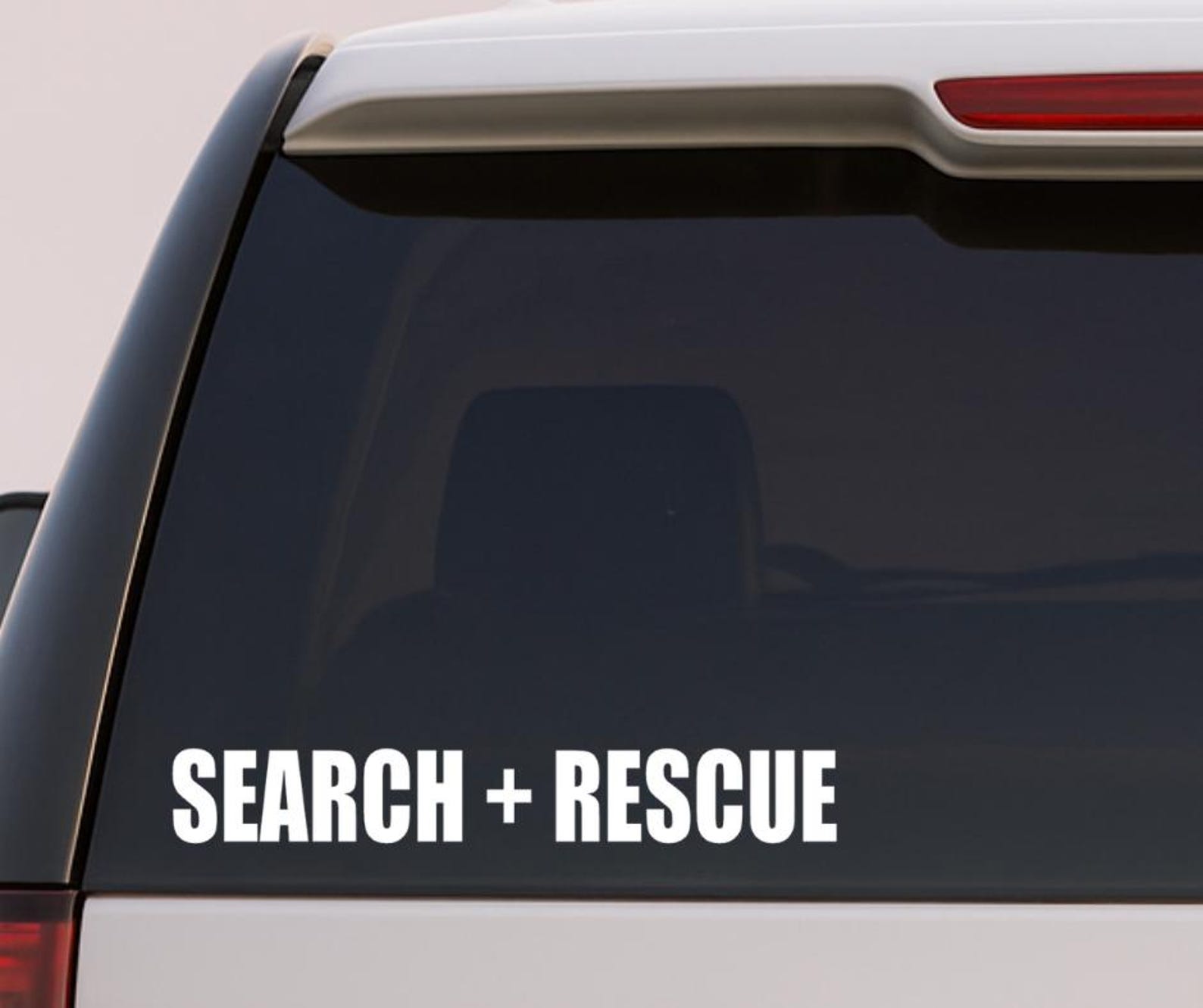 Search + Rescue Decal – SAR Vehicle Identification Sticker - Etsy