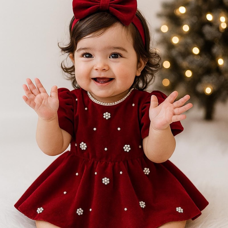 Red Velvet 12 M Dress - Etsy