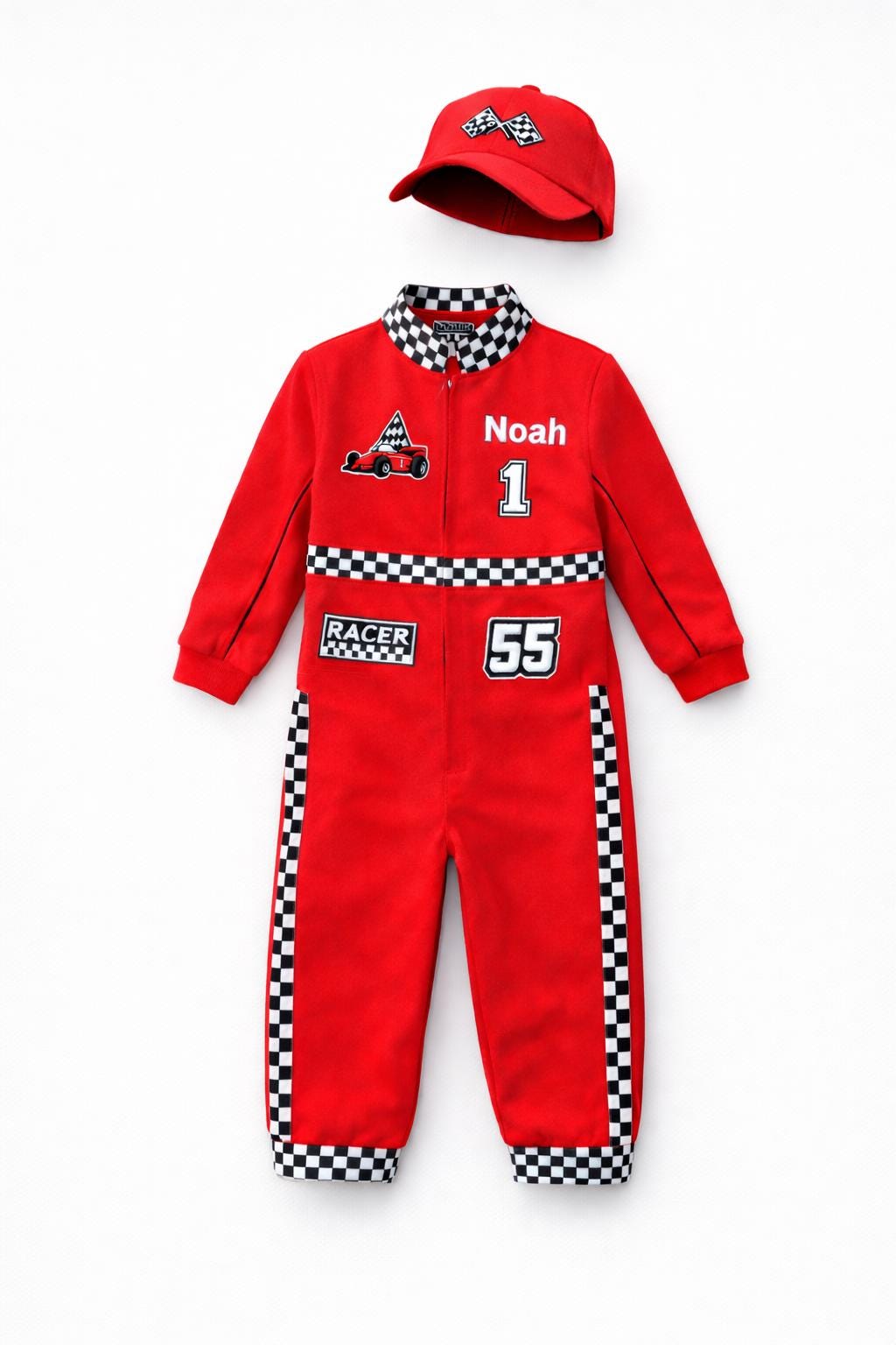 Personalized Race Car Toddler Outfit, Racing Birthday Costume, Custom ...