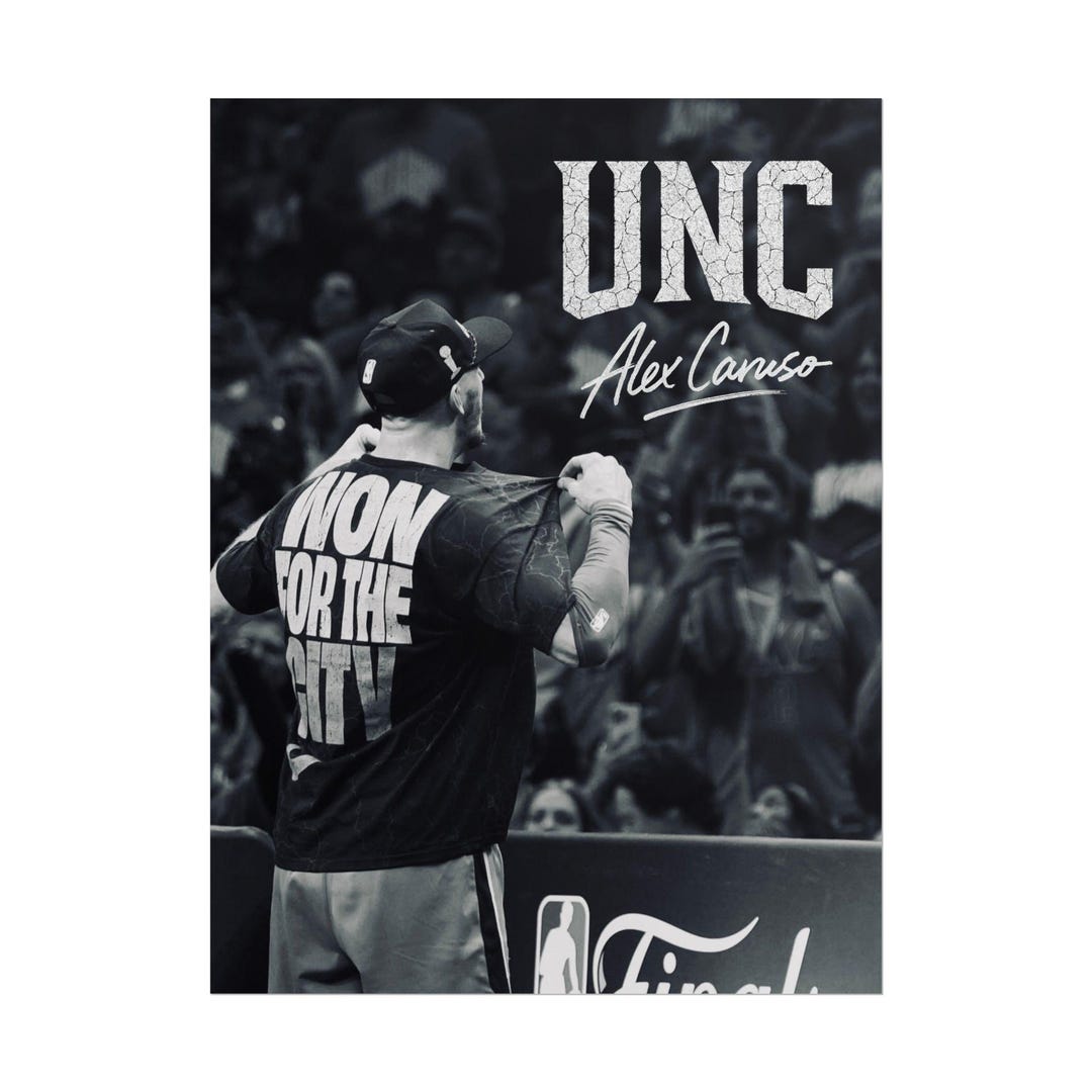 Alex Caruso Poster | Unc Caruso Wall Art | NBA Basketball Print | Funny ...