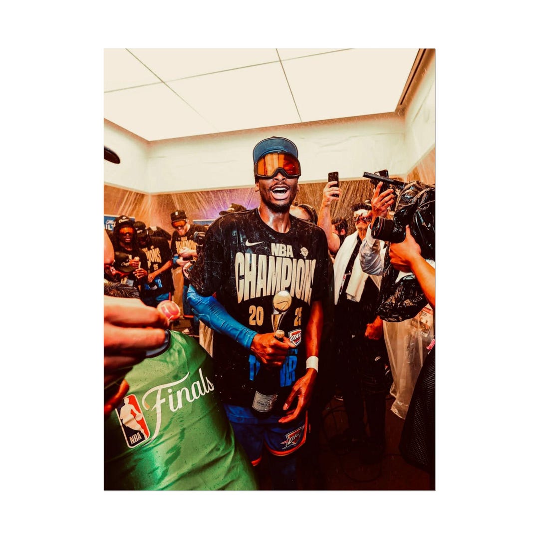 Shai Gilgeous-alexander Finals MVP Poster - Shai Gilgeous-alexander ...