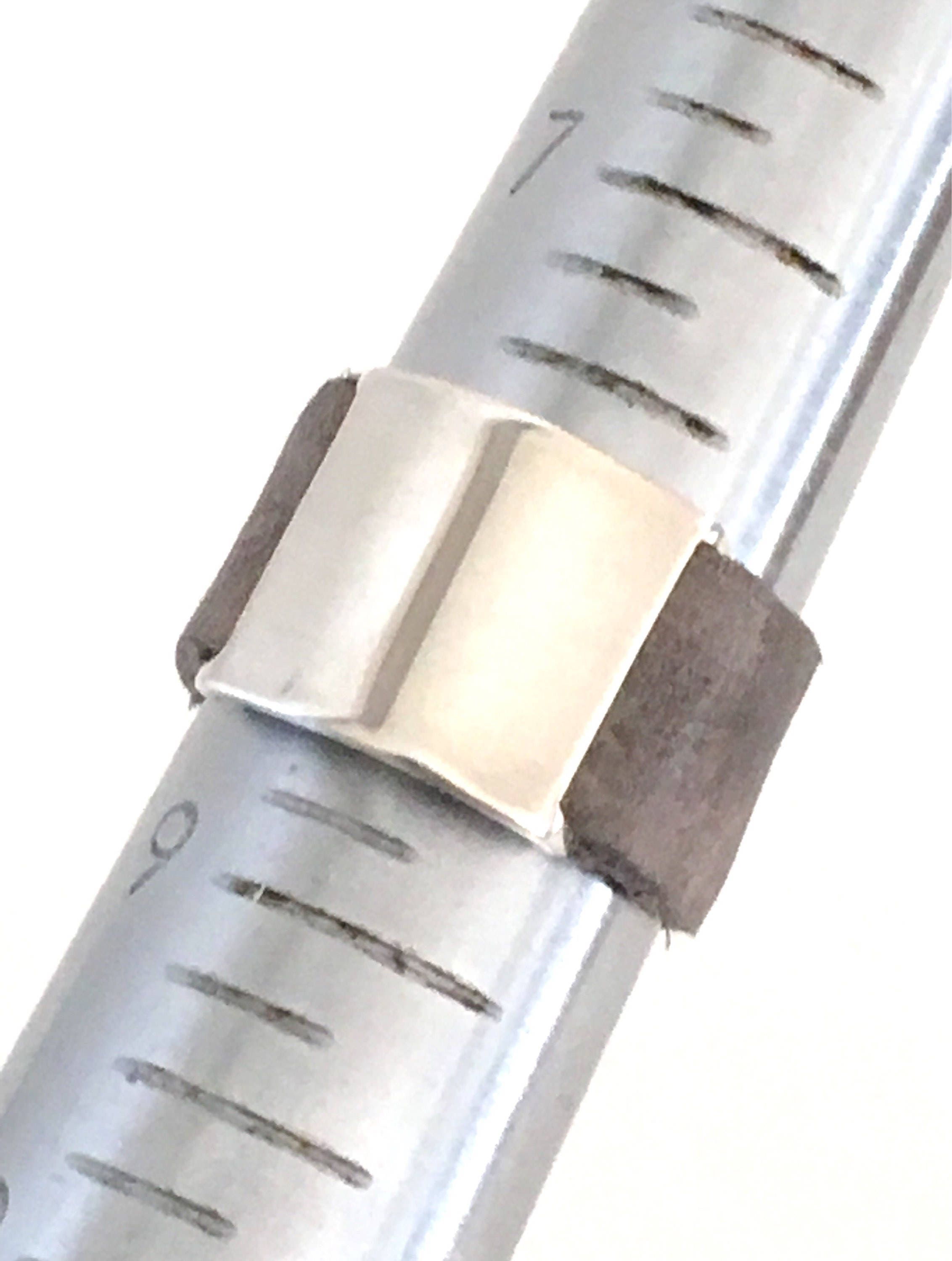 Sterling Silver Leather Belt Buckle Ring Size 8 - Etsy