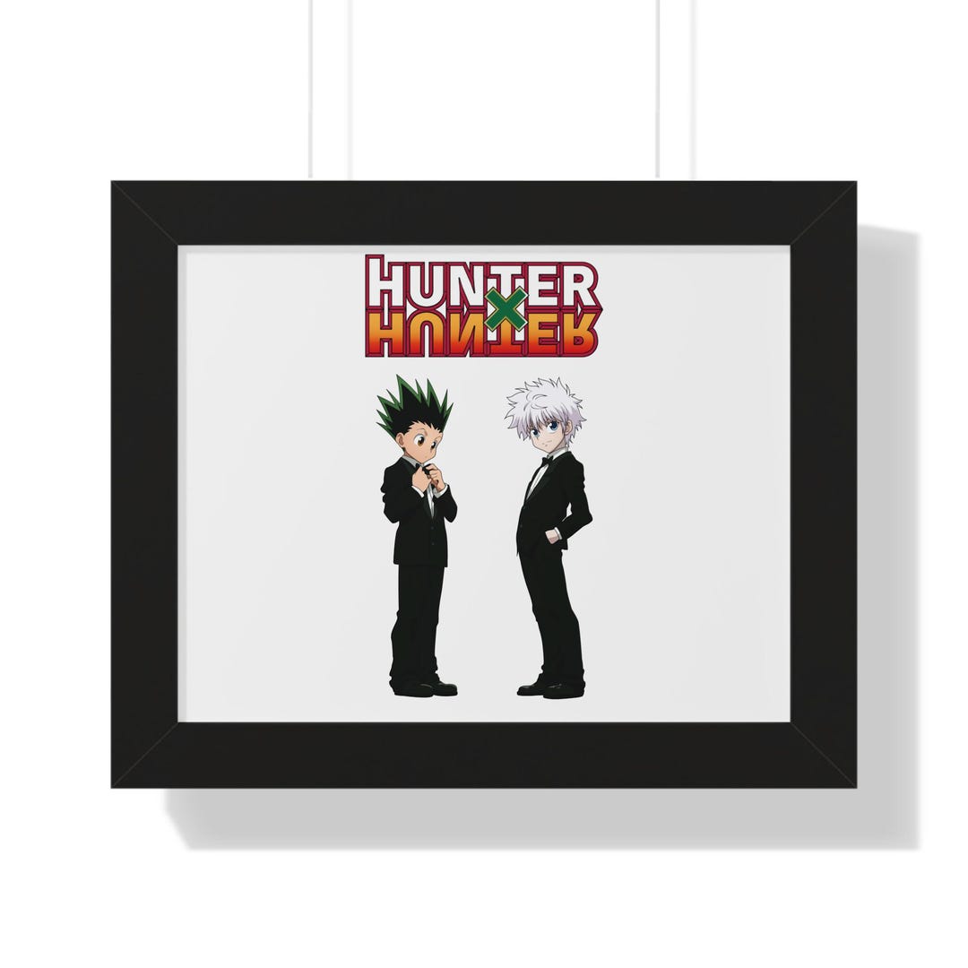 Hunter X Hunter Framed Poster, Anime Wall Art, Perfect Gift for Fans ...