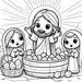 Joyful Easter: Coloring the Story of Jesus - 30 Pages - Etsy