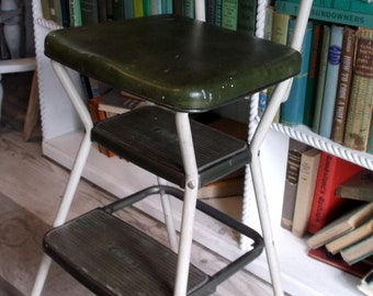 Vintage step stool | Etsy