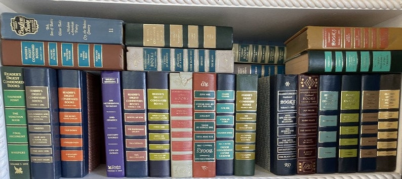 Books for Decor Vintage Readers Digest Condensed Books Lot of 4 ...