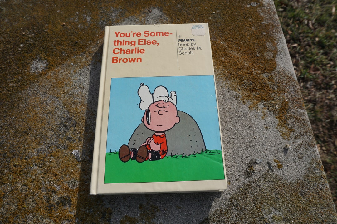 Children's Hardback Vtg 1964 We're Right Behind You Charlie Brown and ...