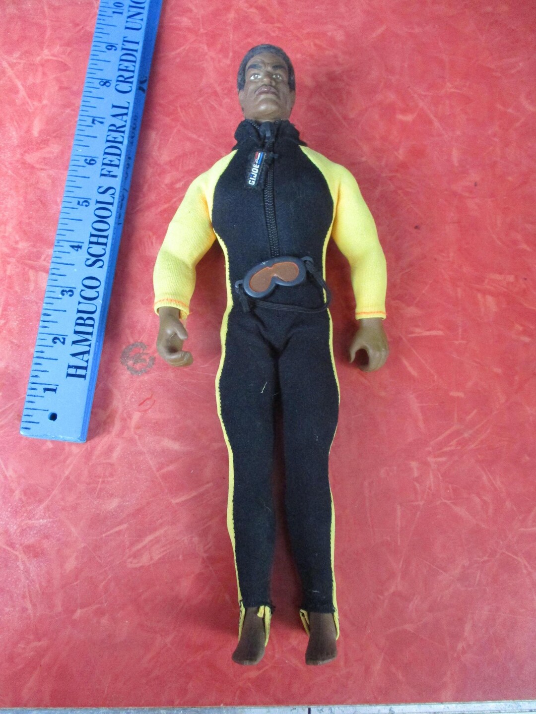 Vintage Action Figure GI Joe G I Joe Scuba Diver Suit African American ...