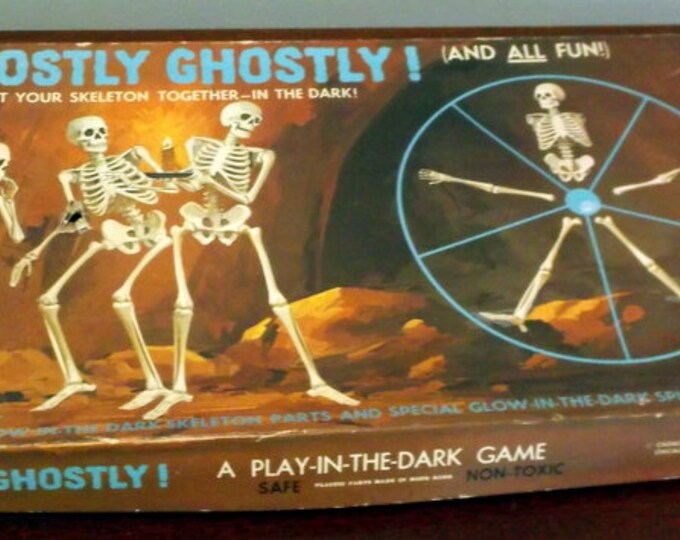 Board Game MOSTLY GHOSTLY Vintage 1975 Cadaco Board Game Complete for 2 ...
