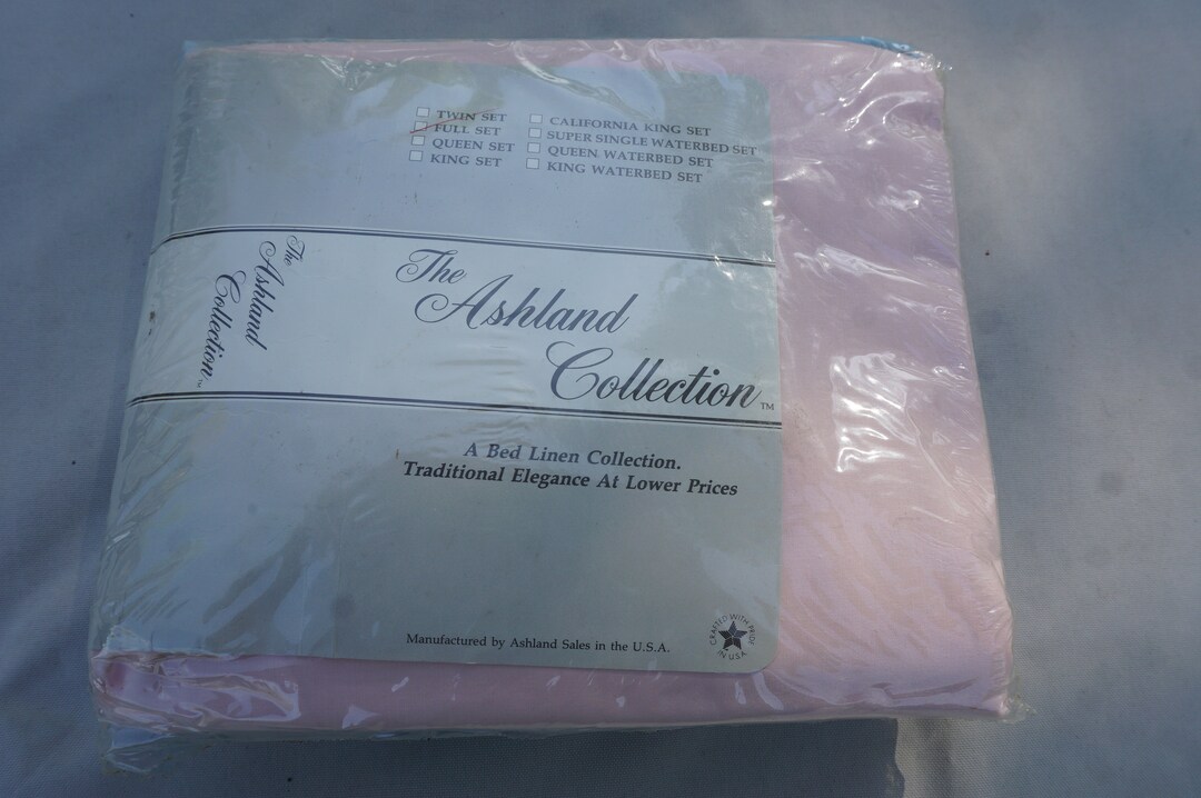 Ashland Collection Vtg NOS New Old Stock Full Double Sheet Set - Etsy