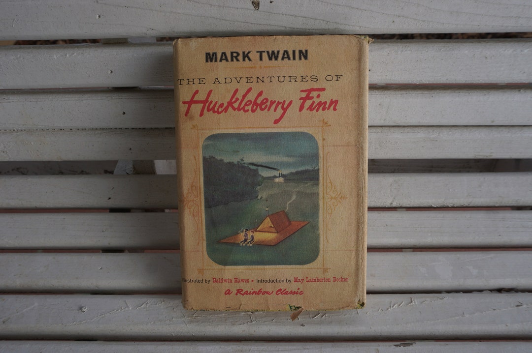 Mark Twain the Adventures of Huckleberry Finn Vintage Hardback With ...