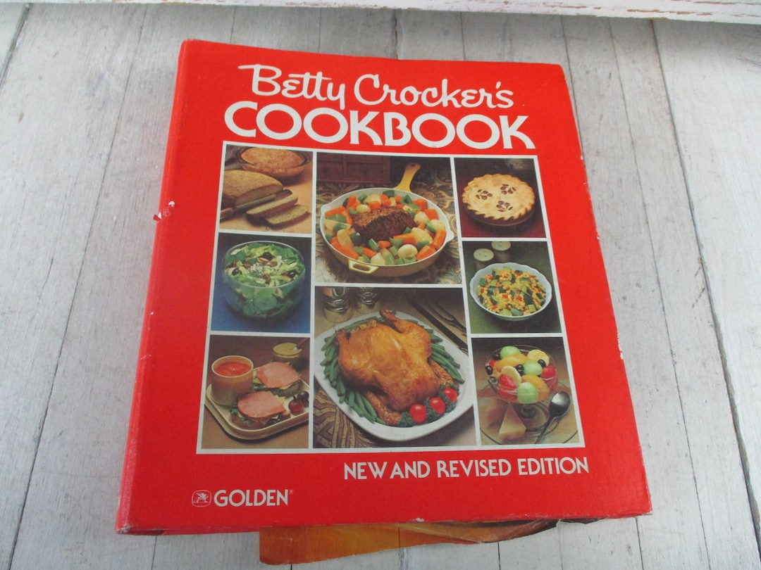 Betty Crocker's Cookbook Golden Press Vintage 1978 Hardback Cover ...