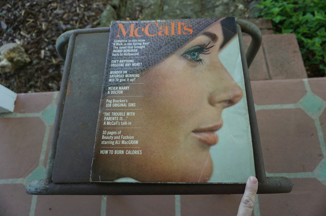 Mccall's Magazine September 1969 Oversize Magazine With Articles Photos ...