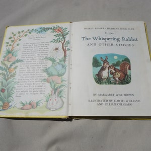 Children's Book Vintage 1965 the Whispering Rabbit and Other Stories by ...
