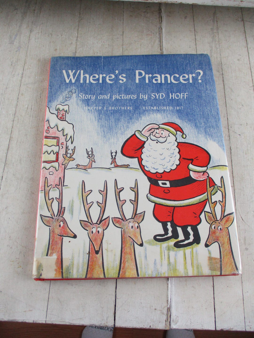 Children's Christmas Where's Prancer by Syd Hoff Oversized Hardback ...