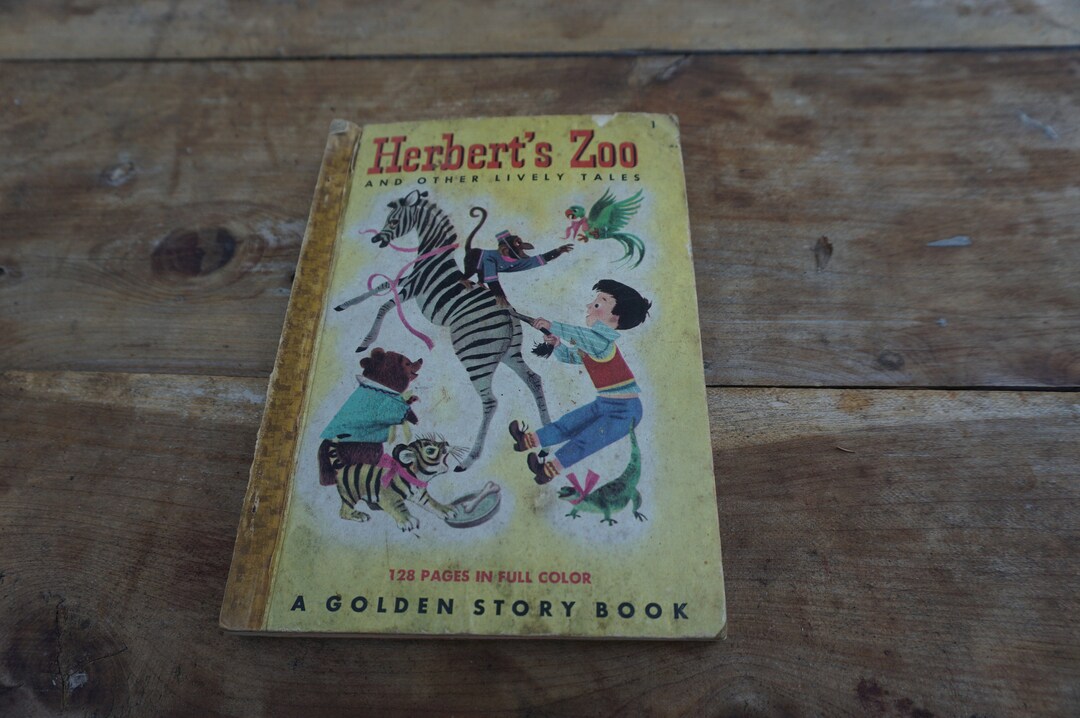 Children's Vintage 1949 Golden Story Book Herbert's - Etsy