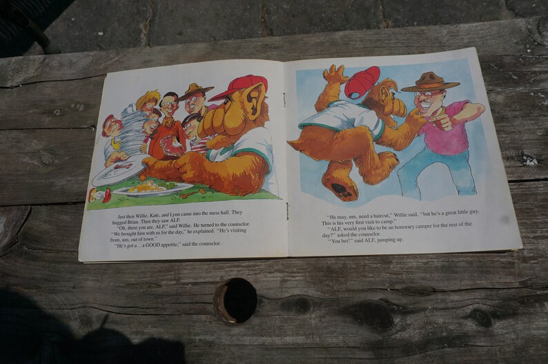Children's Books Vintage 1987 ALF Adventures Including ALF - Etsy