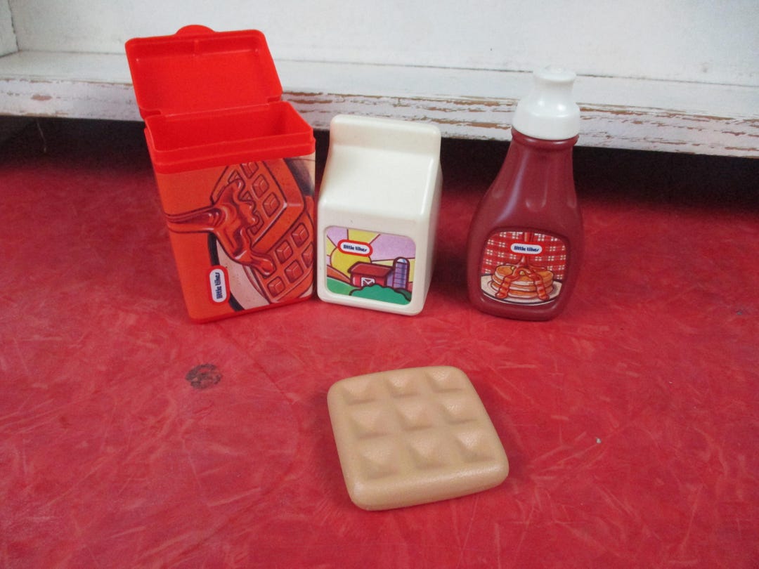 Little Tikes Play Food Pretend Play Breakfast Food Waffles and Box ...