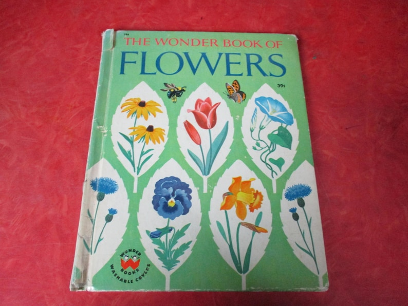 Vintage Collectible Book 1961 the Wonder Book of Flowers by Cynthia ...