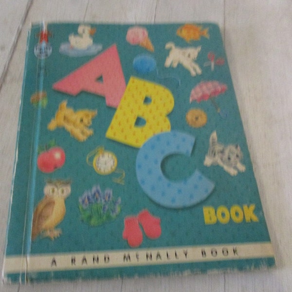 Rand Mcnally Giant a B C Book - Etsy