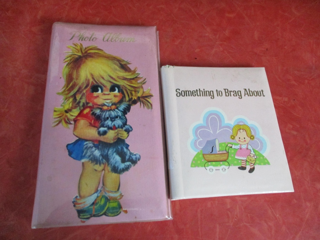 Grandma Brag Books Two Vintage Photo Albums Something to Brag About and ...