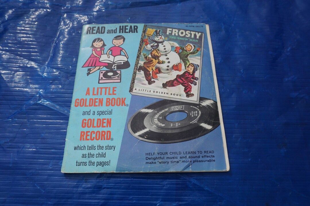 Little Golden Book and Record Frosty the Snow Man Vintage 1951 Retold ...