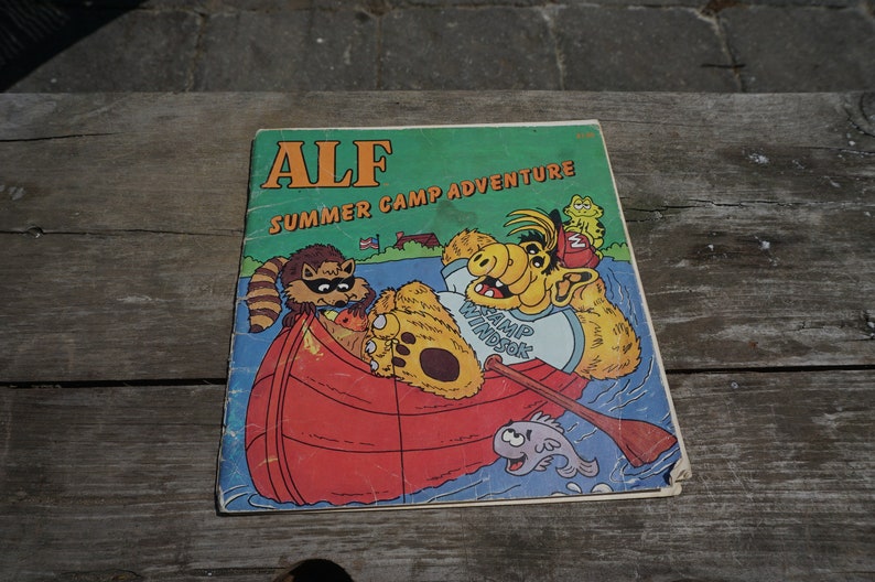 Children's Books Vintage 1987 ALF Adventures Including ALF - Etsy