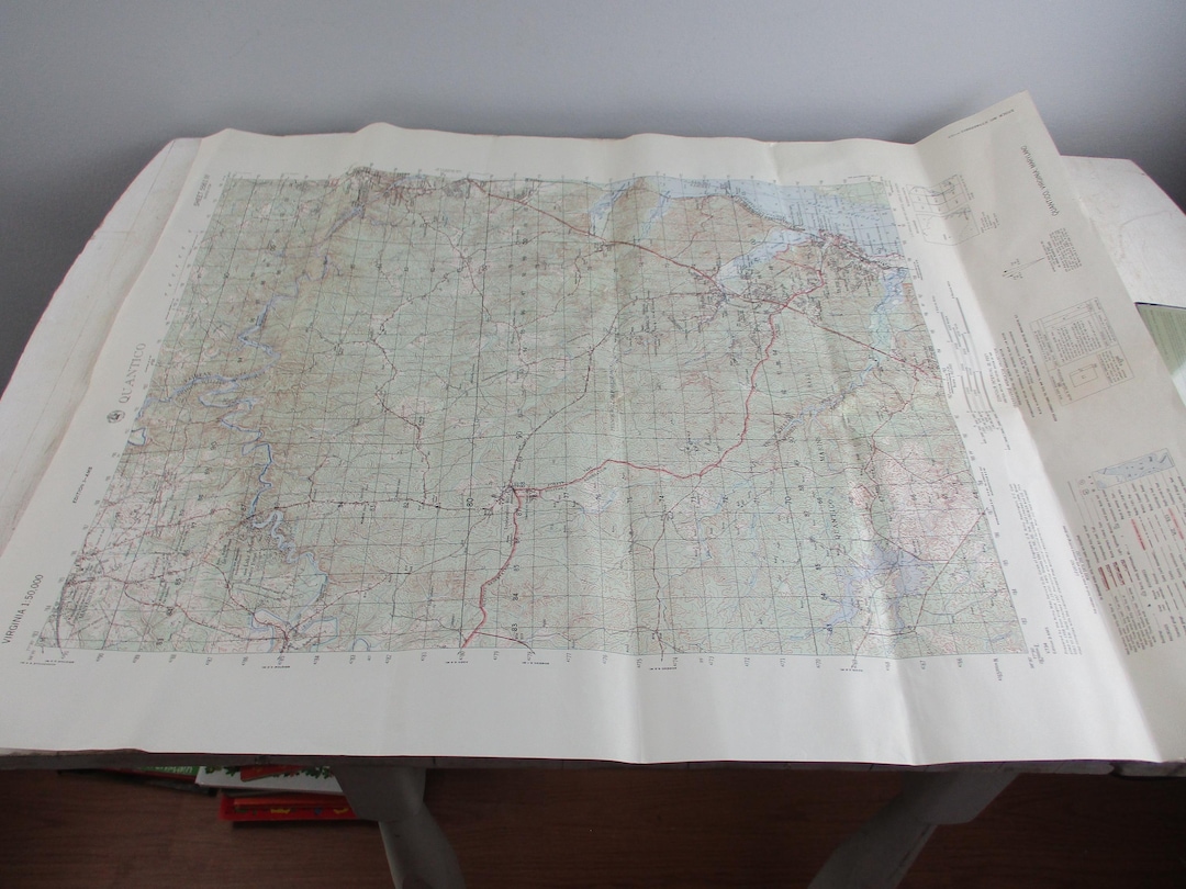Topography Map Vintage 1963 Corps of Engineers Army Map Service ...