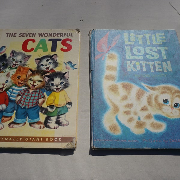 Kitten Books - Etsy