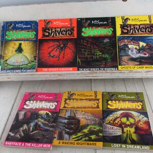 Vintage Collectible Children's Books Lot of 7 SHIVERS by M. D. Spenser ...