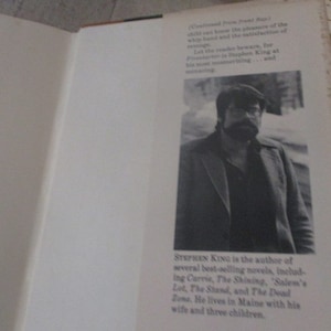 Stephen King Book Vintage 1980 Fire-starter BCE Book Club Edition ...