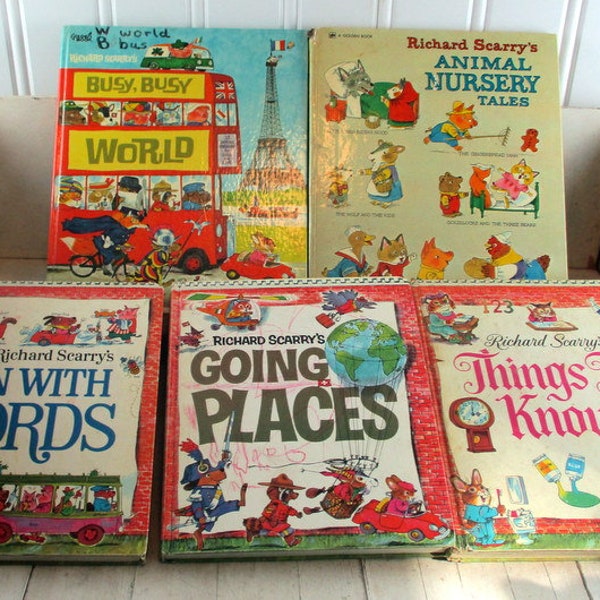 Richard Scarry - Etsy