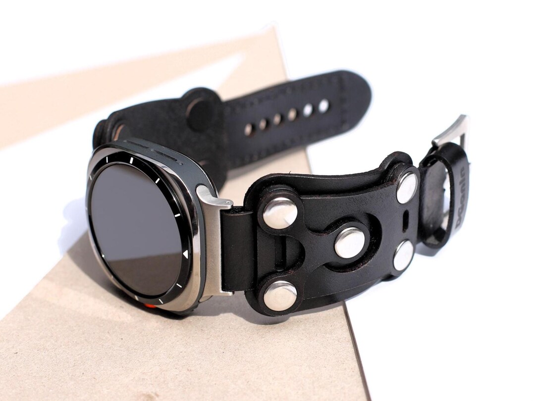 Custom Handmade Leather Watch Band Smartwatch, Western Cowboy Style ...