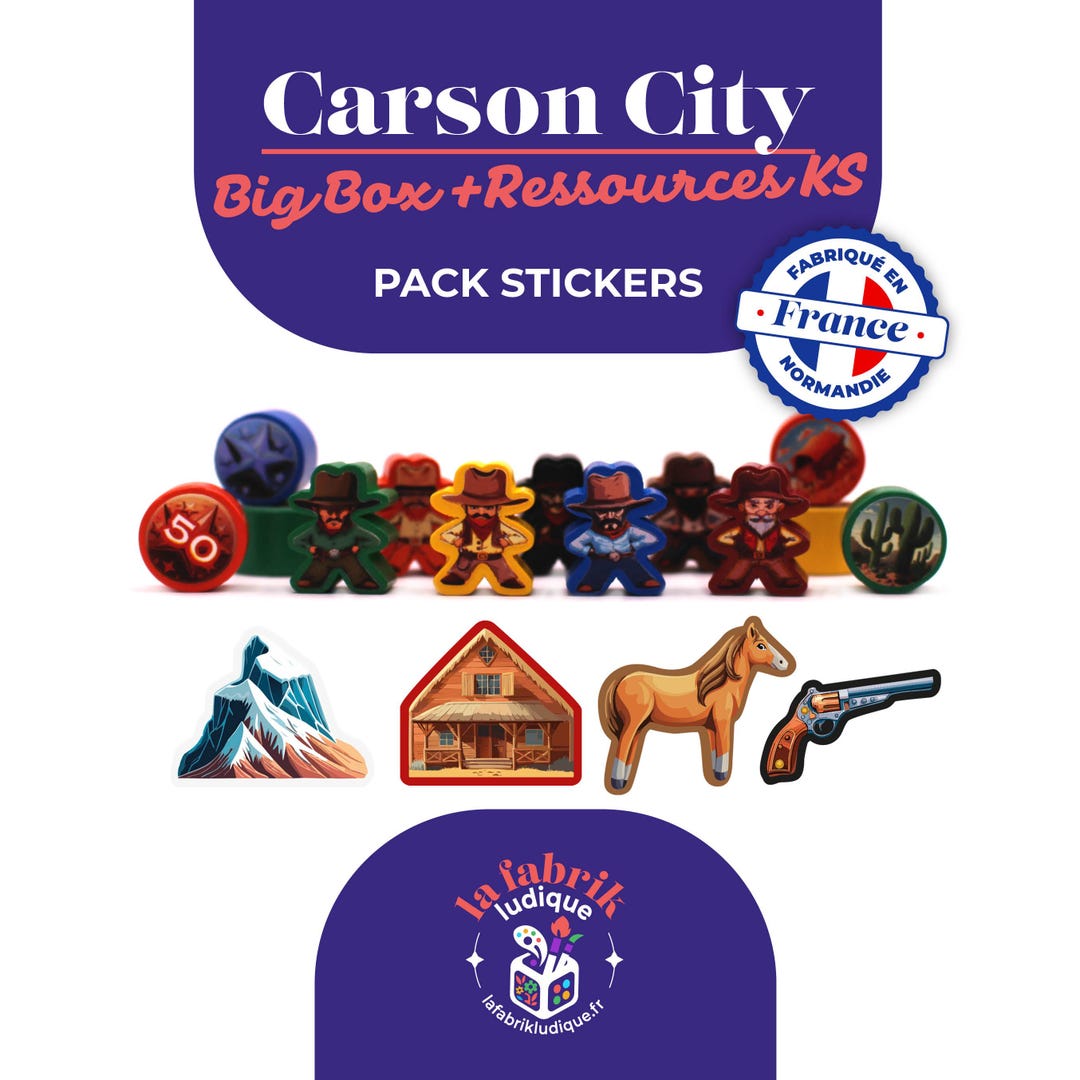 Premium Stickers for Carson City + Optional Kickstarter Resources - Etsy