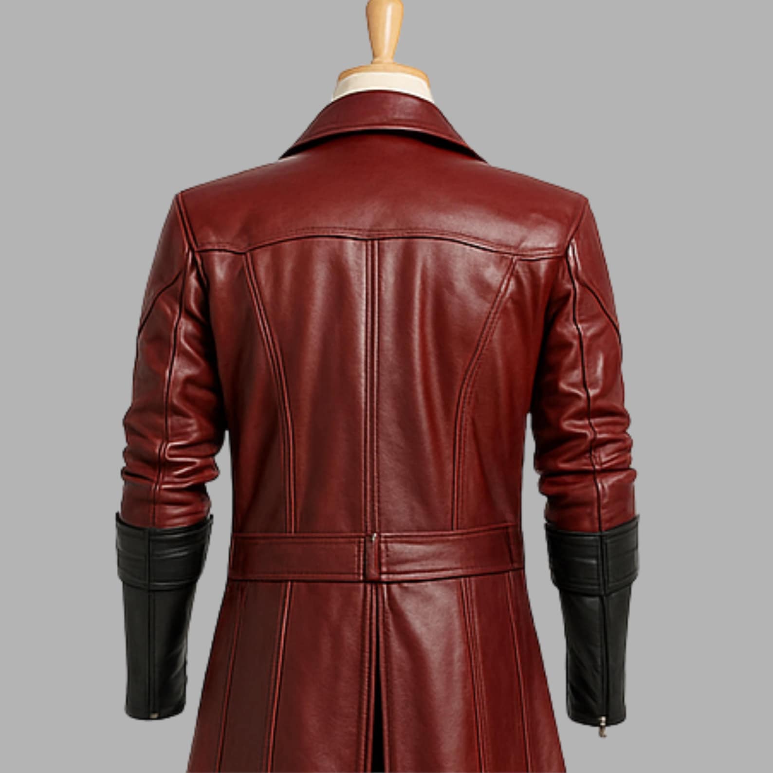 Dante Devil May Cry Red Leather Trench Coat, Gothic Cosplay Costume - Etsy