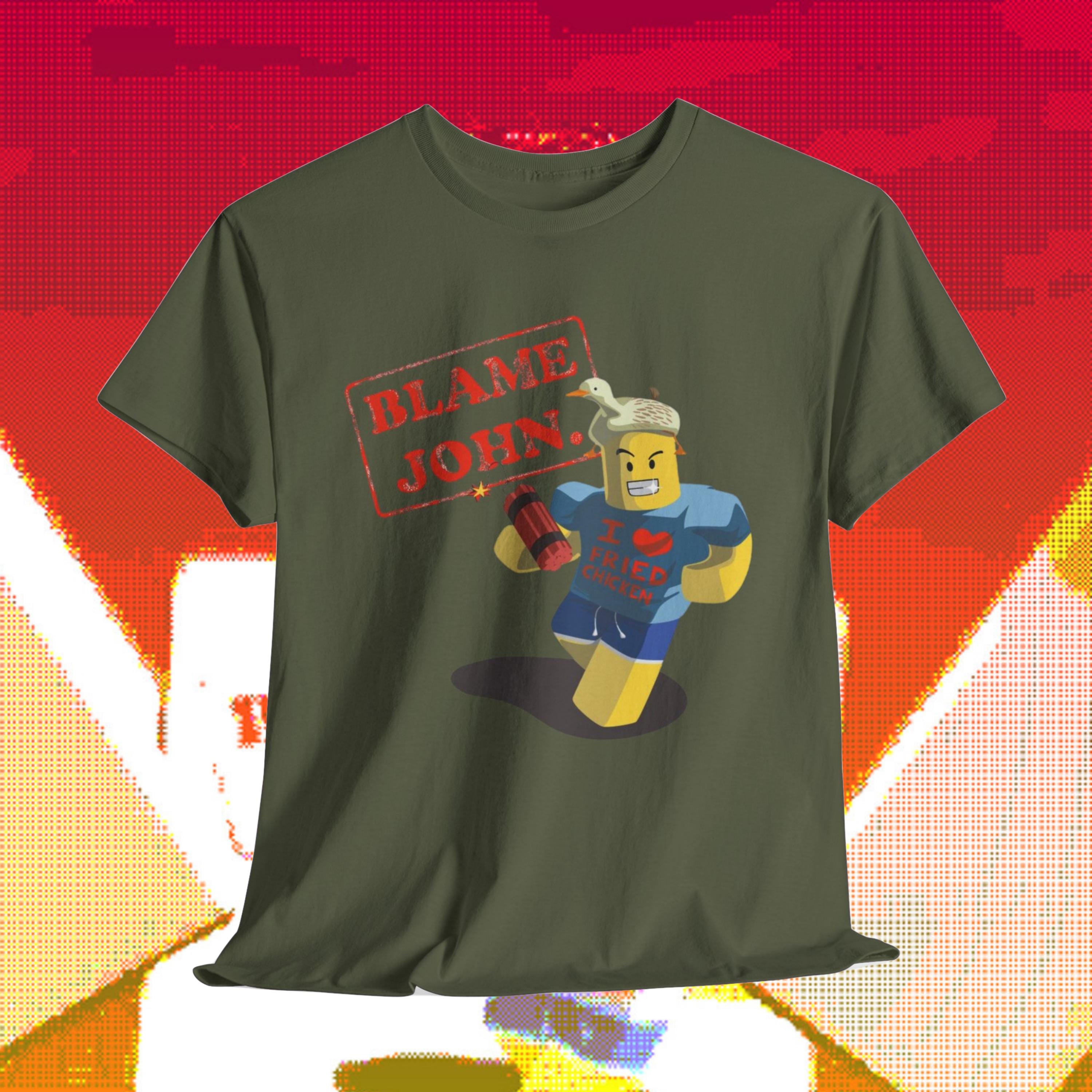 Blame John Shirt Shedletsky Forsaken Blame John Tee Gaming T Shirt ...