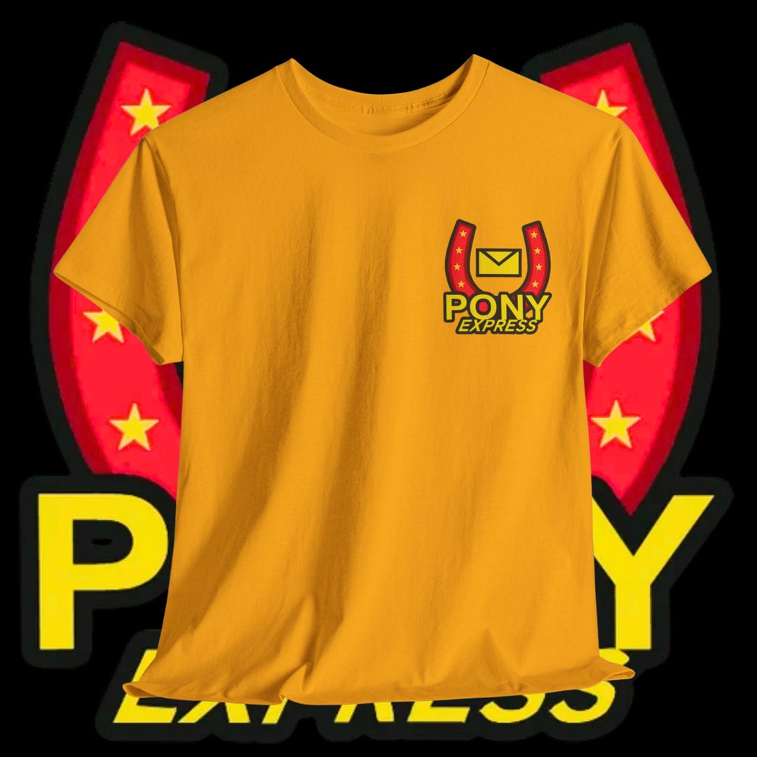 Pony Express Uniform (jersey Shirt) | Recycled Unisex Sports Jersey ...