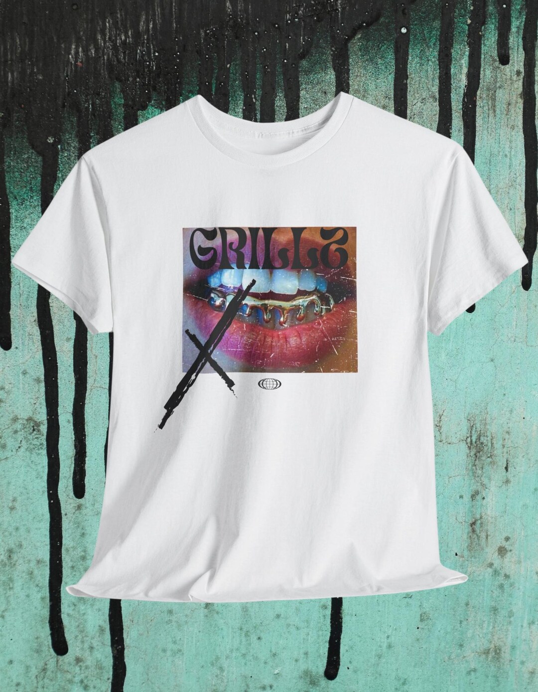 Grillz T-shirt for Streetwear Lovers - Iced Out Style With Grillz ...