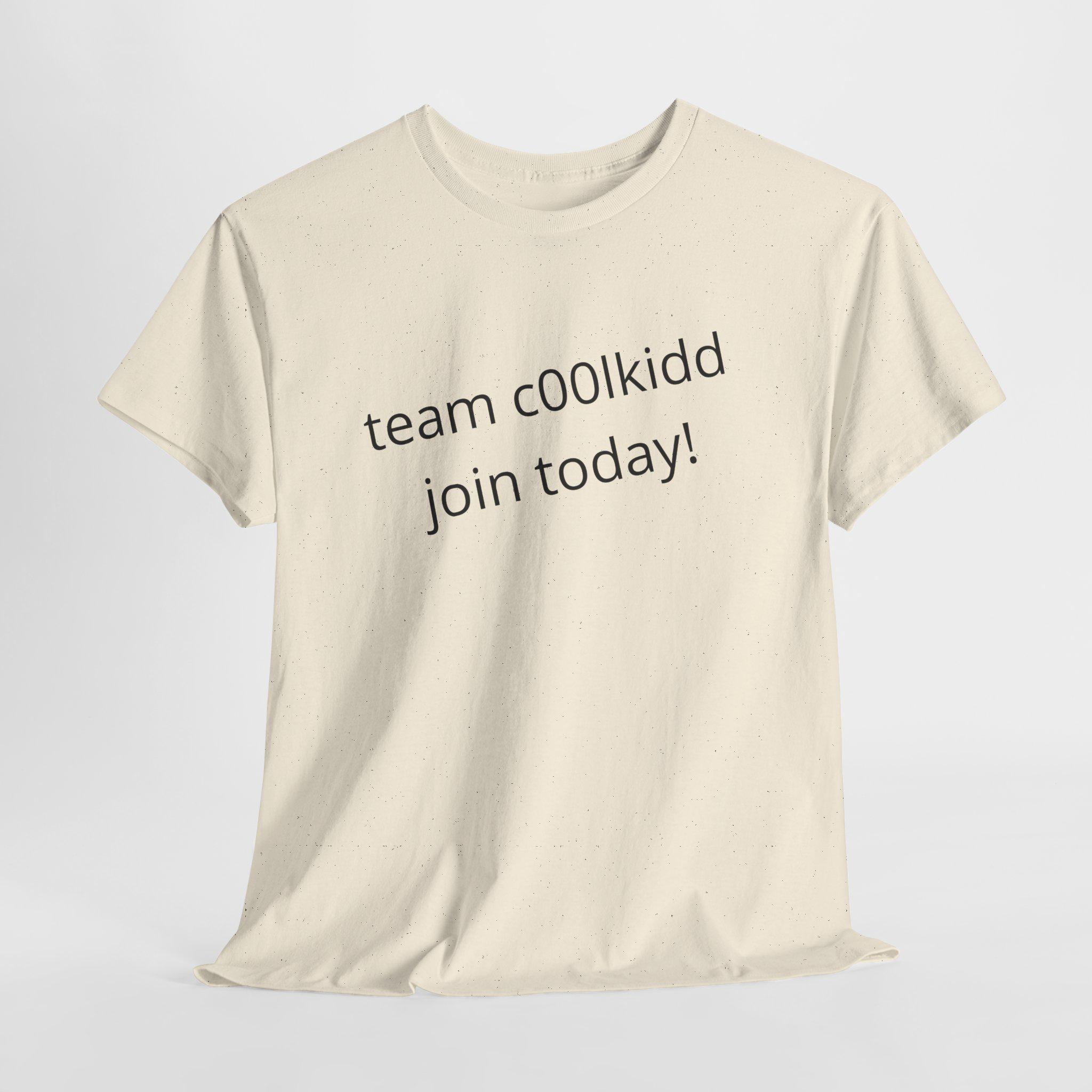 Team C00lkidd Join Today Shirt Team C00lkidd Tee Team Coolkidd Hacker Gaming Shirt Gamer DTG ...