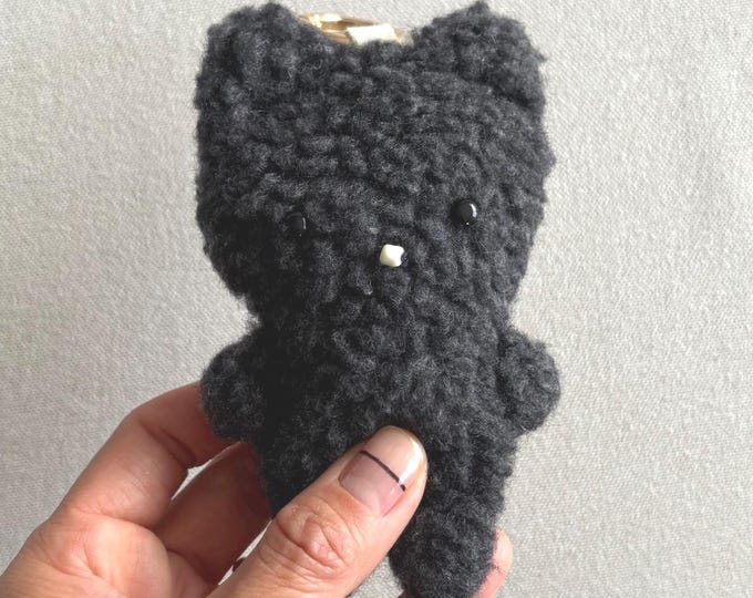 DIY Fluffy Cat Plush Keychain Kit – Cute Handmade Craft Set, Kawaii ...