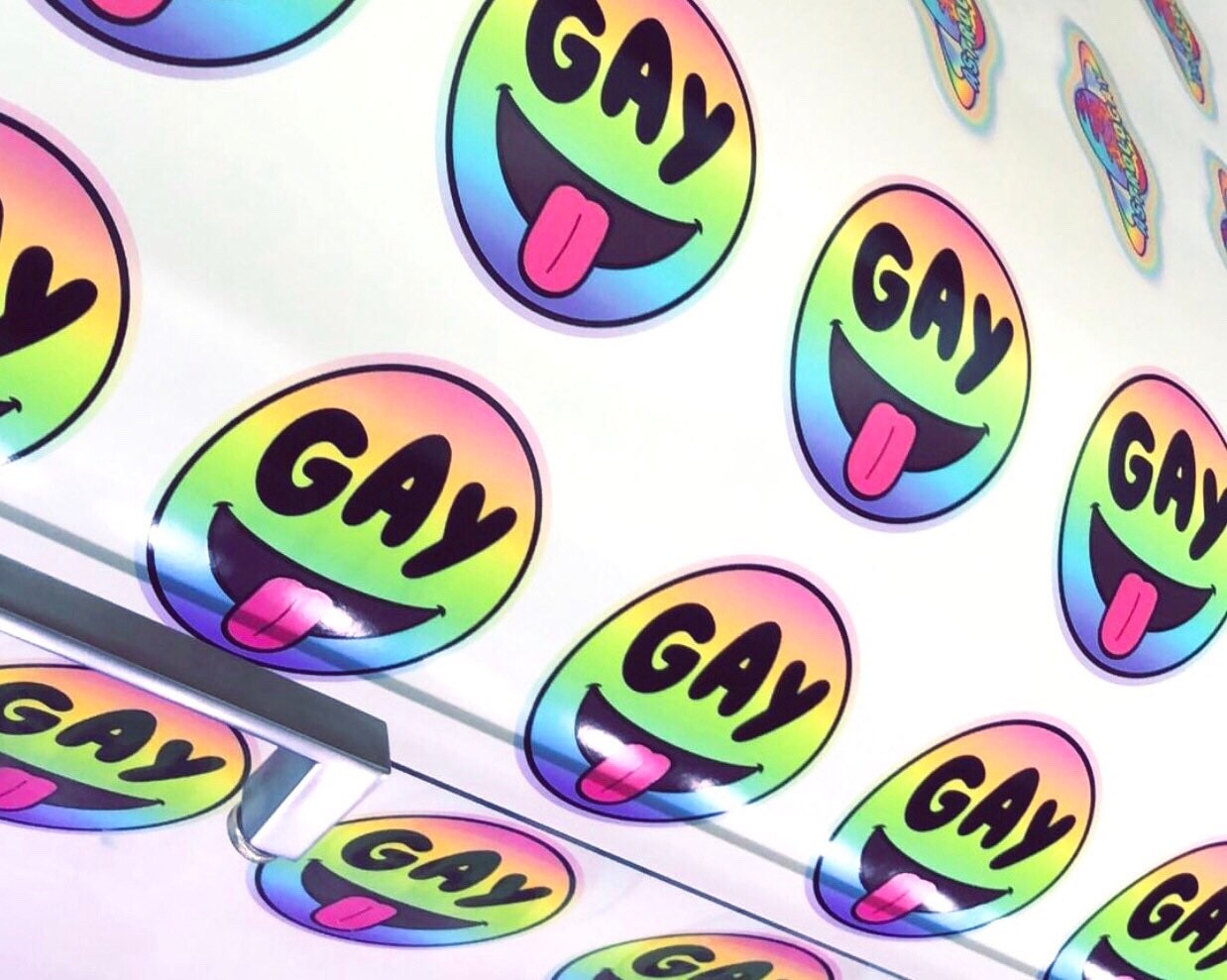 GAY Vinyl Sticker High Quality Glossy Die-cut Water & - Etsy