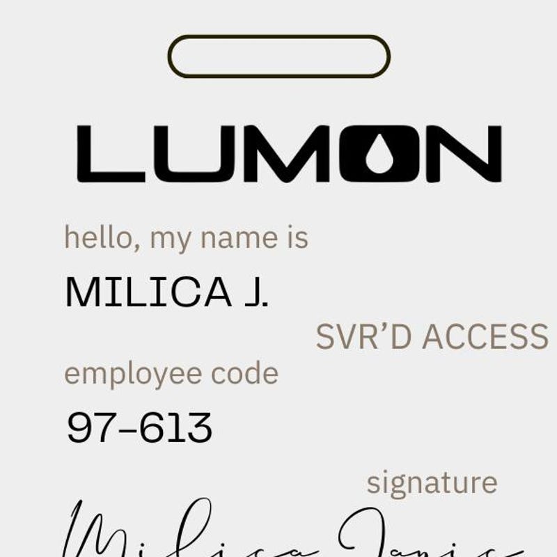 Severance Id Badge - Etsy