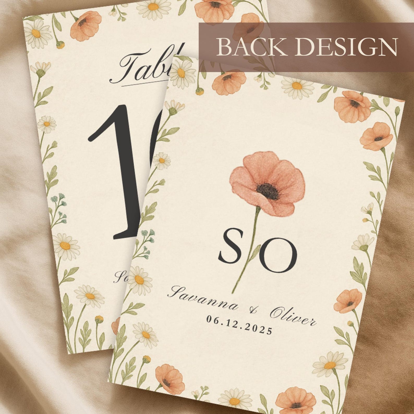 Editable Table Number Template | Botanical Wedding Table Sign | Floral ...
