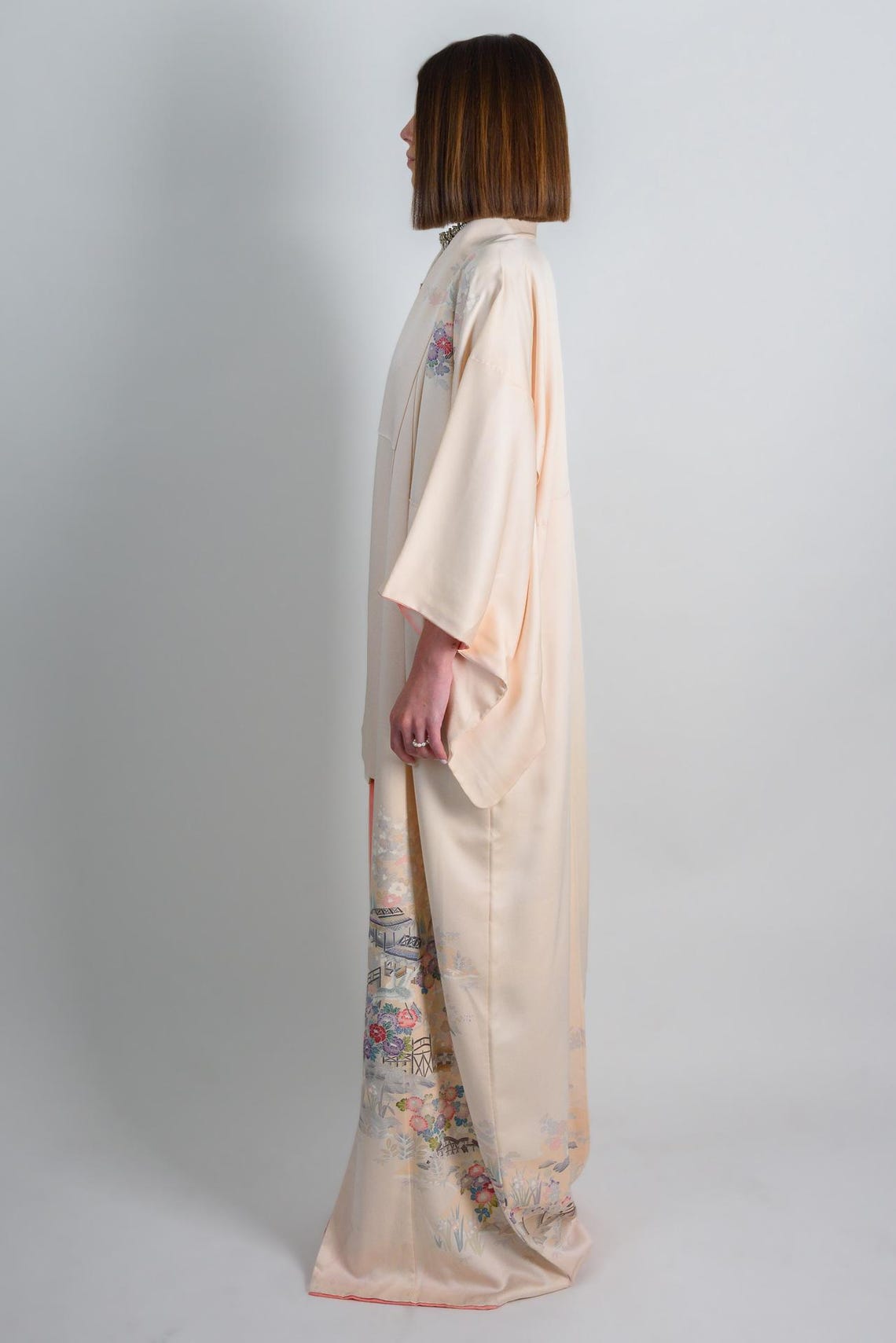MUSE OF THE Spring Temple Kimono | Pastel Robe | Festival Outfit ...