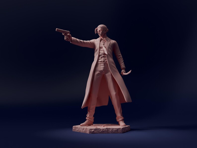 Taro Sakamoto Figure | Sakamoto Days | 16K Gold Plated | Ideal as a ...