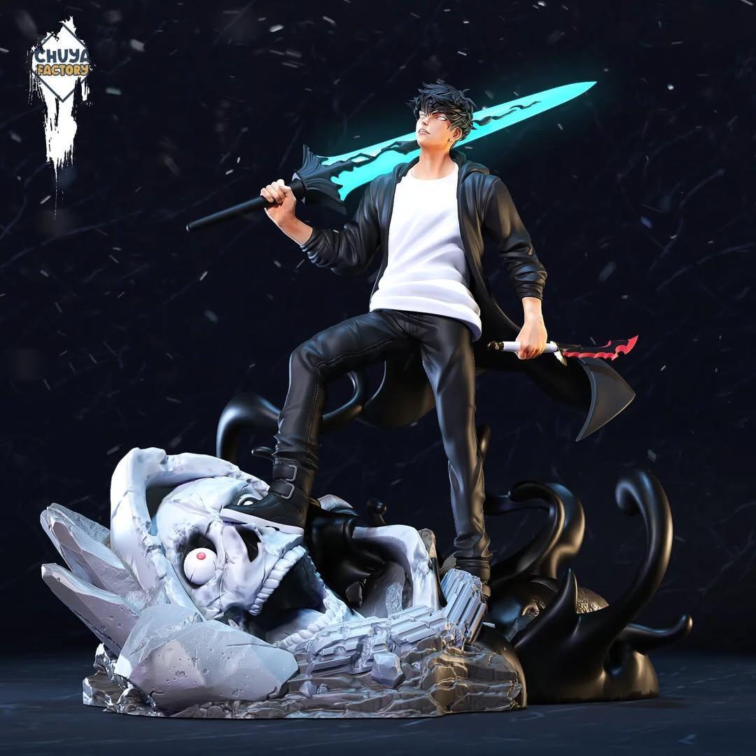 Sung Jin Woo Skull Figure | 16K Quality Solo Leveling | Ideal as a Gift ...