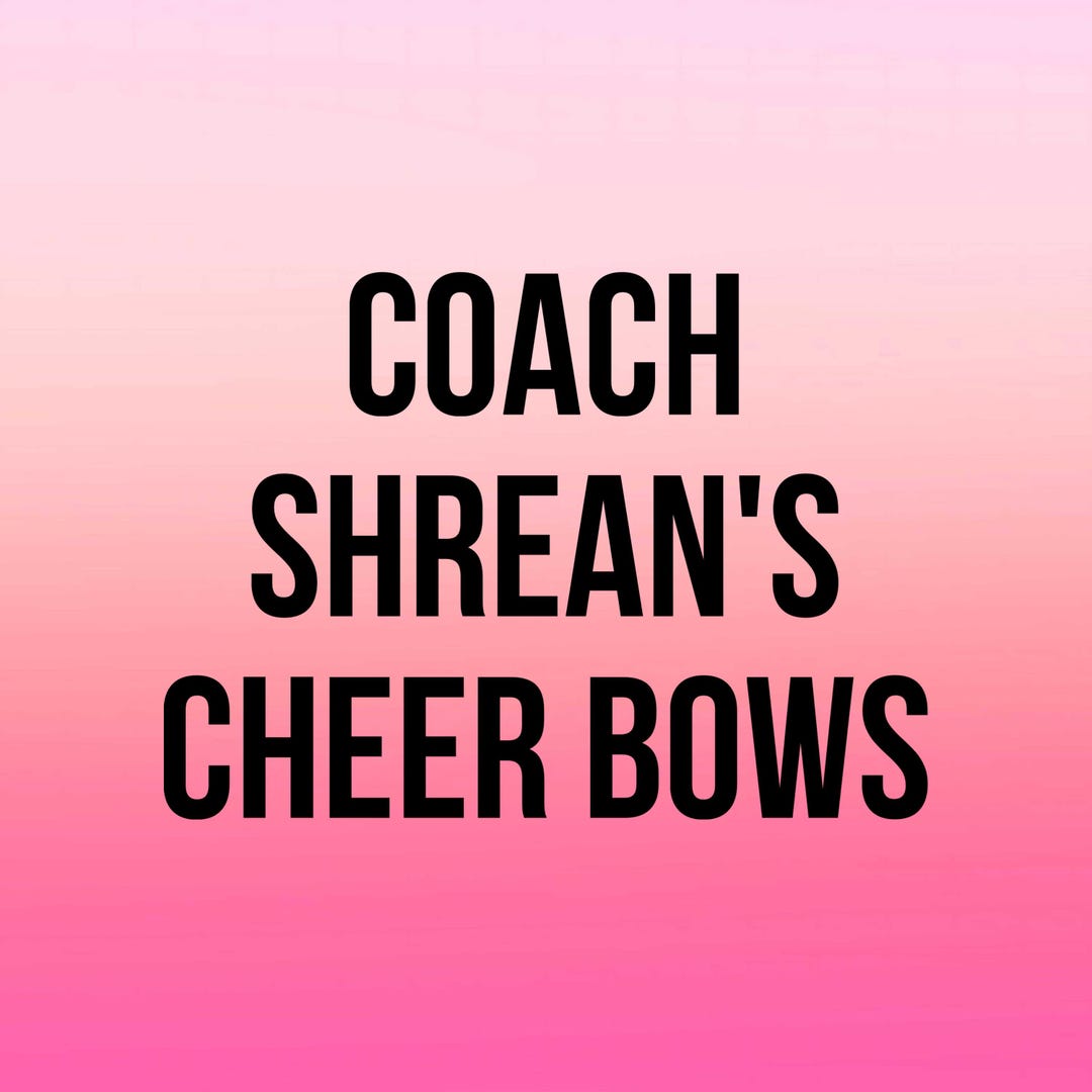 Reserved Listing for Coach Shrean's Bows, Choose Your Team's Bows From ...