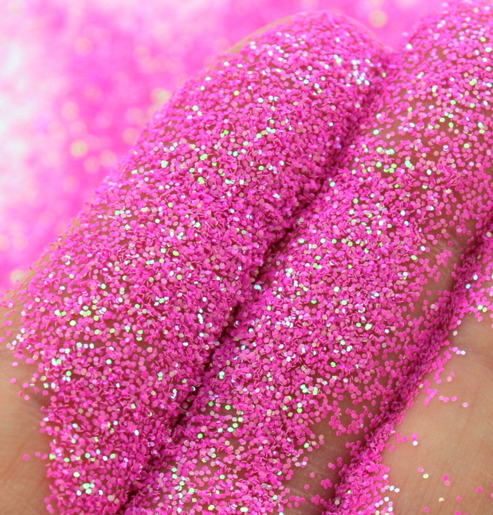 1oz Fine 1/64 Loose Glitter Bright Pink Glitter Color | Etsy