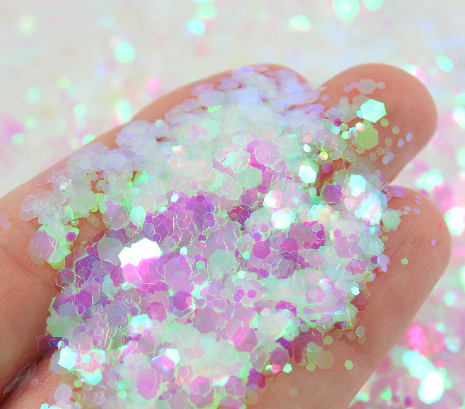 1oz Chunky Blend Glitter Mixed Size Chunky Mix Polyester - Etsy